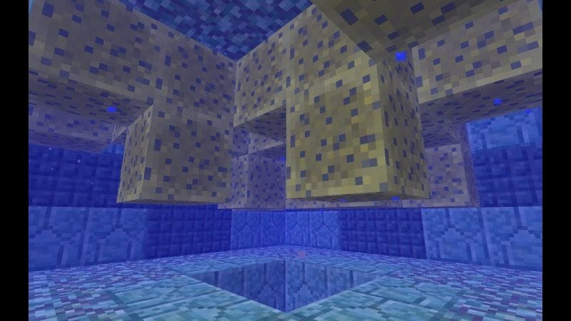 Minecraft sponge room