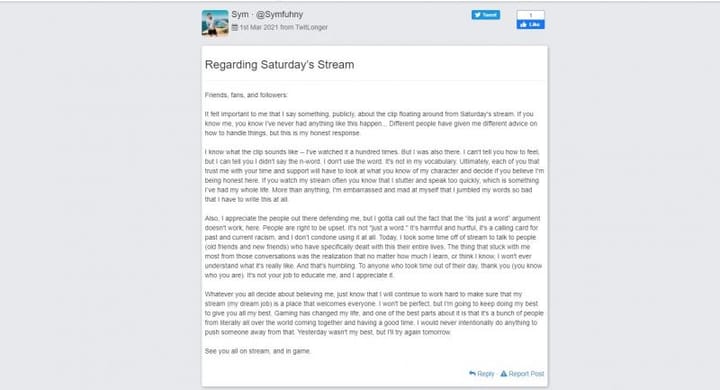 "I'm embarrassed and mad": Symfuhny responds to clip of him allegedly ...