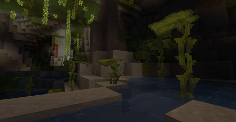 Lush Cave blocks in Minecraft Bedrock beta 1.16.220.52: Everything ...