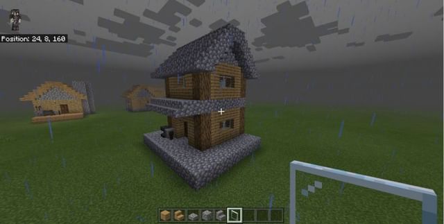 How to build a roof in Minecraft