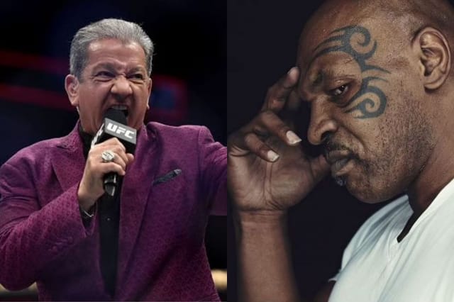 Watch: UFC announcer Bruce Buffer introduces Mike Tyson in his ...