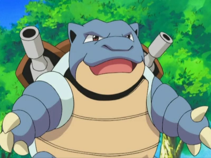 The best team for Pokemon Fire Red and Leaf Green with Blastoise