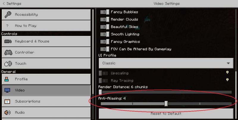 What is anti-aliasing in Minecraft?