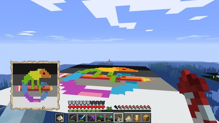 5 Minecraft map art pieces from Reddit