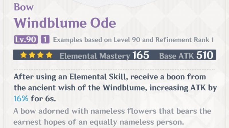 Genshin Impact 1.4 update: How to obtain the Windblume Ode and refine ...