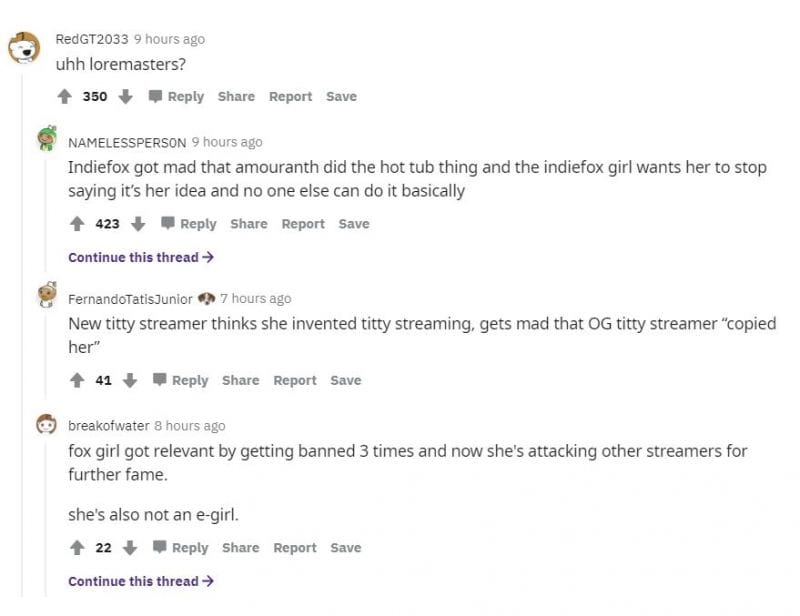 Twitch streamer IndieFoxx blames Amouranth for stealing her 'stream ...