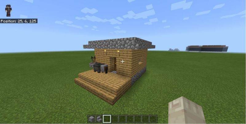 How to build a roof in Minecraft