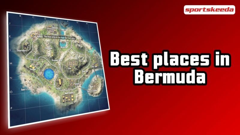 3 best landing spots for rank pushing in squads in Free Fire's Bermuda map