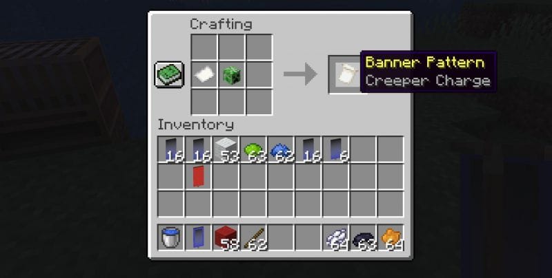 How to make a custom banner in Minecraft Java 1.16.5