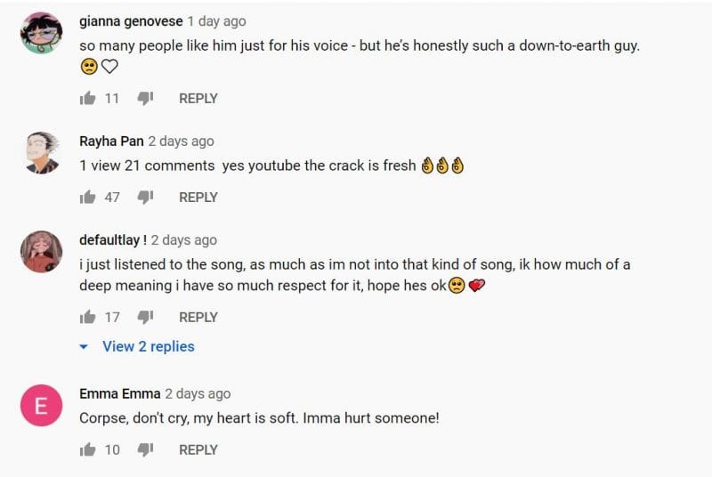 "I literally cried": Corpse Husband reveals he became emotional when he ...