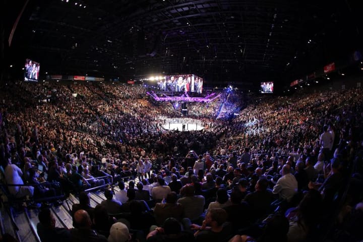 5 venues that have hosted the most number of UFC events