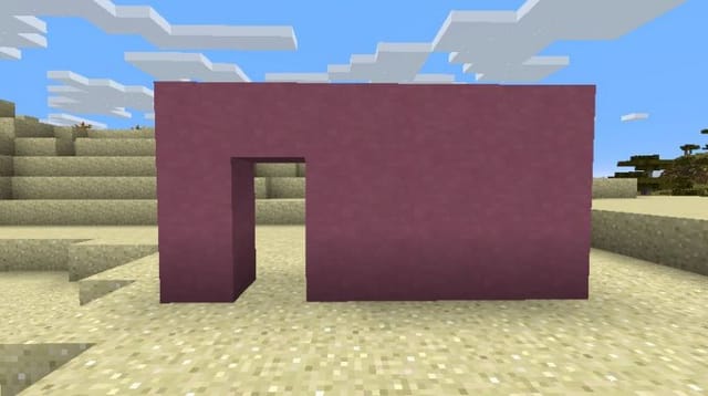 How to build a hidden door in Minecraft Java Edition
