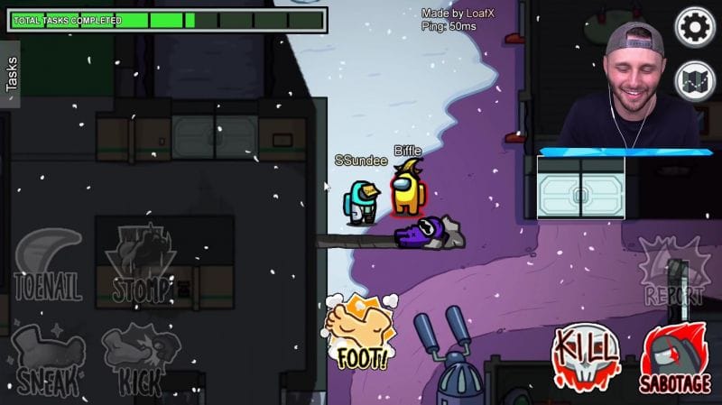 This Among Us mod turns the Impostor into a giant foot