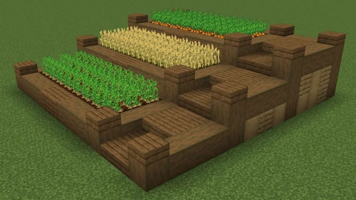 5 easiest wheat farm designs to build in Minecraft
