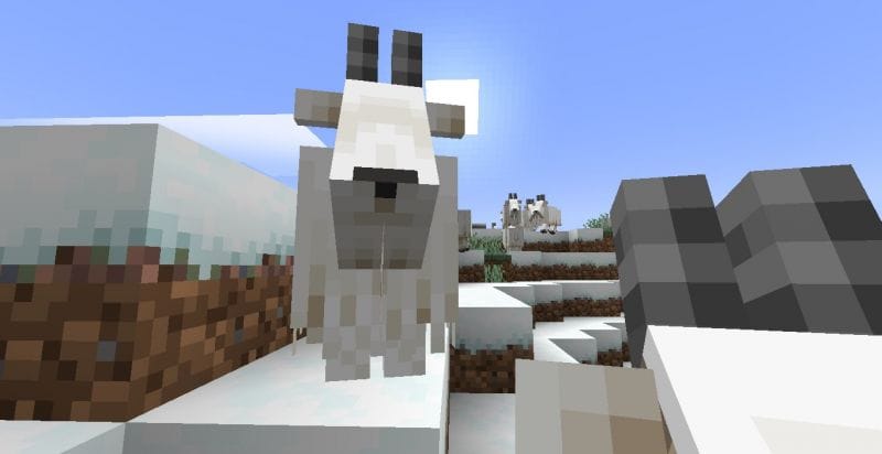 Goats in Minecraft 21w13a Snapshot: Everything players need to know