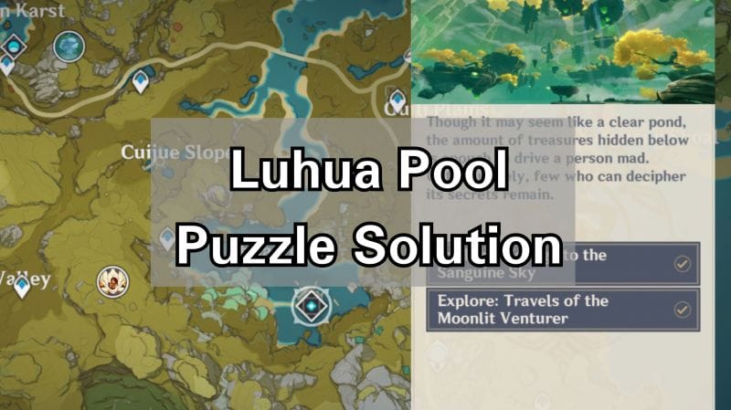How to solve the Genshin Impact Luhua Pool Puzzle