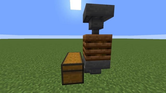 How to build an automatic bonemeal farm in Minecraft
