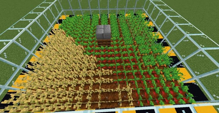 How to create an automatic crop farm in Minecraft (2021)