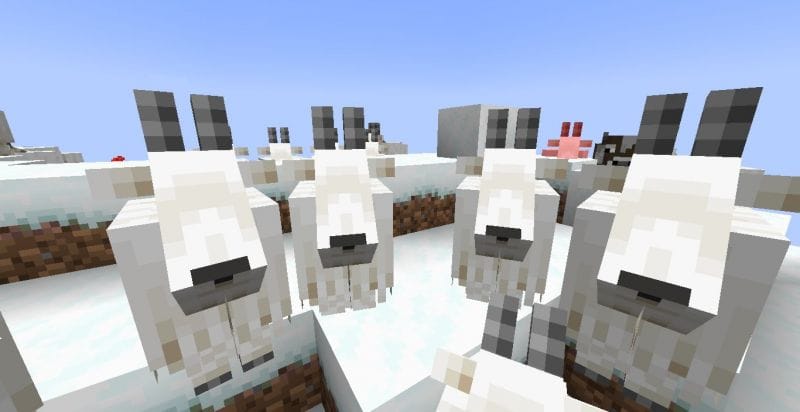 Goats in Minecraft 21w13a Snapshot: Everything players need to know