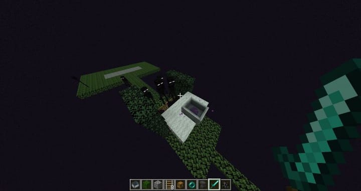 How to build an enderman farm in Minecraft