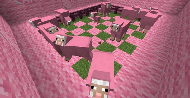 3 things players didn't know about Pink Sheep in Minecraft