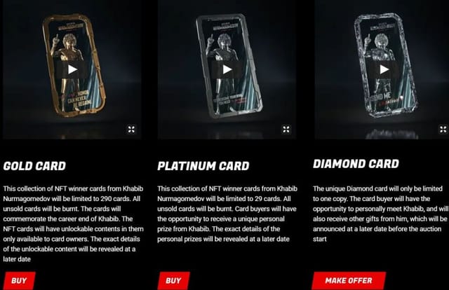 3 UFC stars at the forefront of the NFT craze