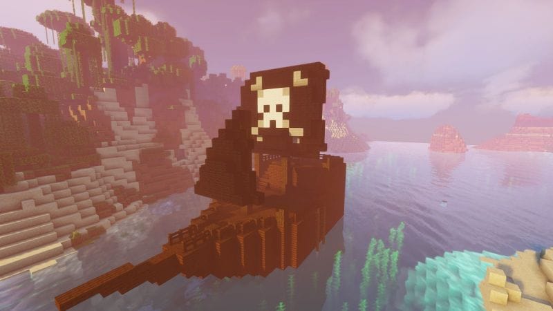 How to build a ship in Minecraft: Shaping, Detailing & making the Interior