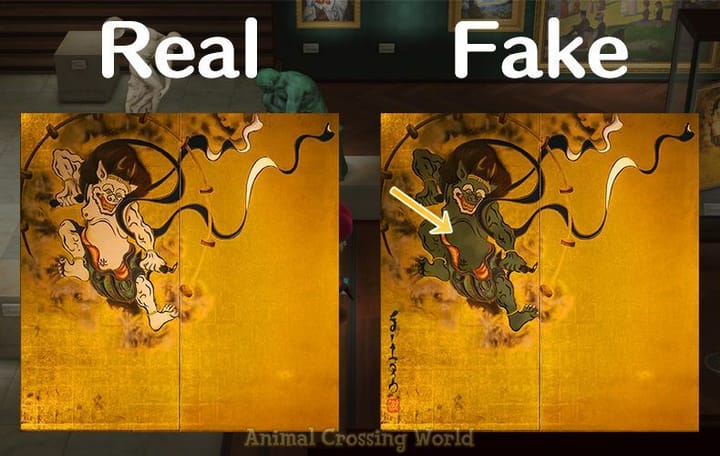 Animal Crossing: New Horizons: Redd’s Paintings: Real vs Fake Art Guide