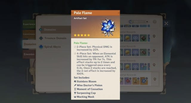 How to get the new artifact sets "Pale Flame" and "Tenacity of the ...