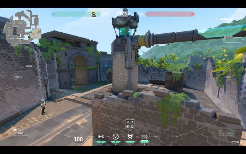 Cypher in Valorant: Spycam Placement Spots in Breeze