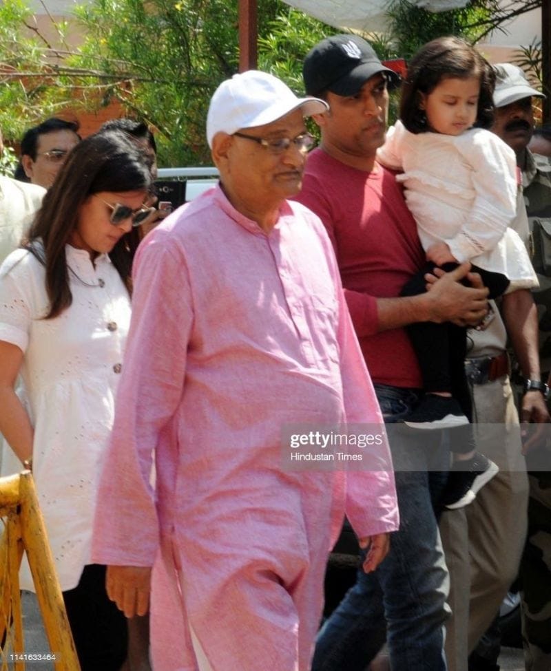 Who is MS Dhoni's Father Pan Singh Dhoni?