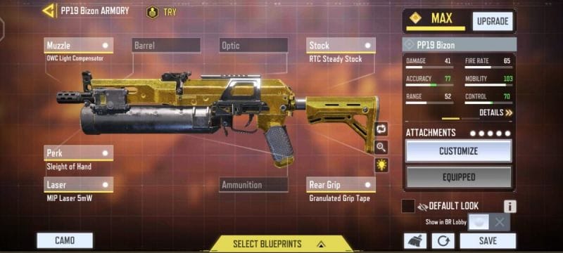 COD Mobile: Best Gunsmith loadout for PP19 Bizon in Battle Royale mode