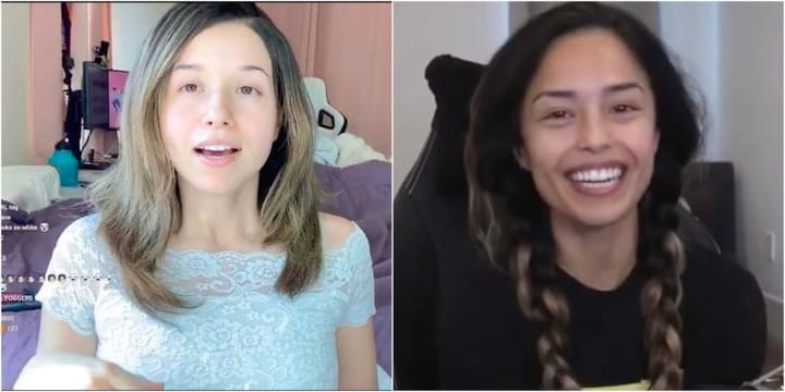 Pokimane vs Valkyrae without makeup: The Internet's starkly different ...