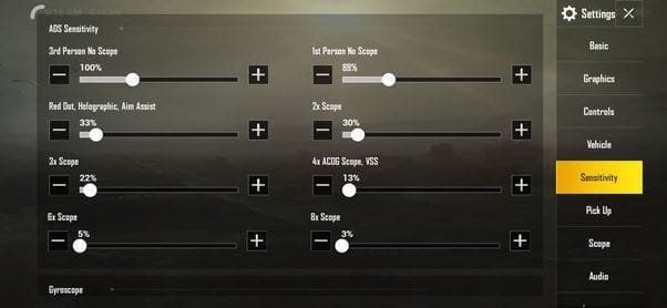 PUBG Mobile: Best sensitivity settings for zero recoil in 2022