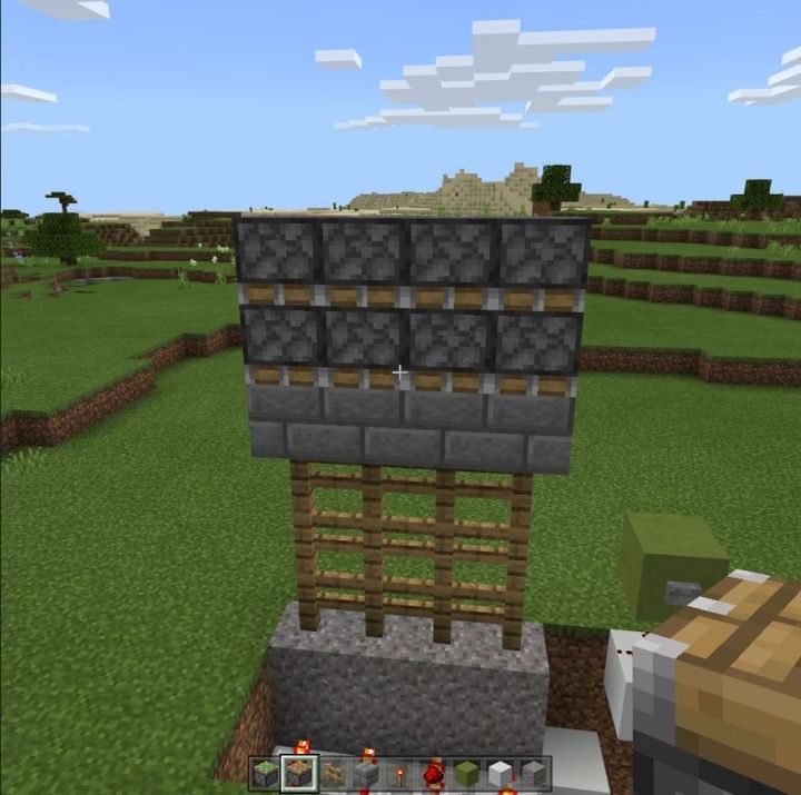 How to make a working castle gate in 8 Easy steps Minecraft