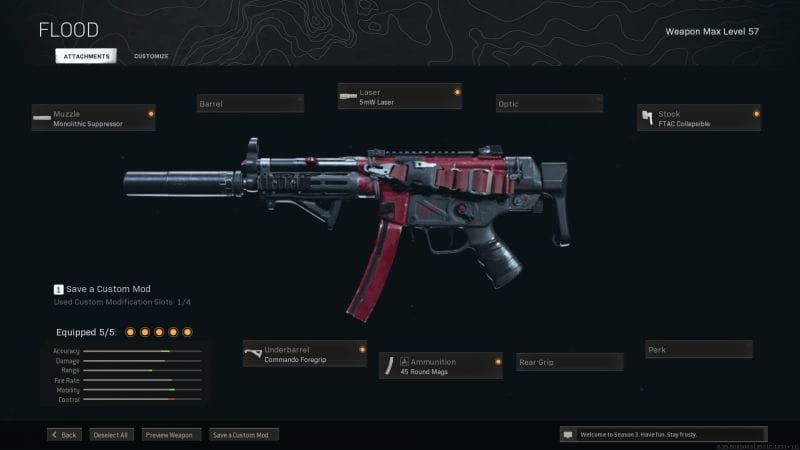 The best Modern Warfare MP5 loadout in Call of Duty: Warzone Season 3