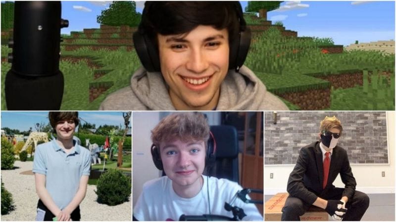 Top 5 most popular Minecraft streamers on Twitch as of 2021