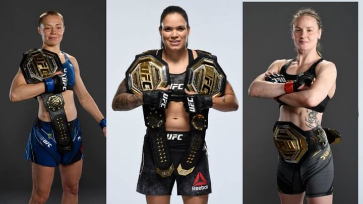 What are the weight classes in the UFC women's divisions?