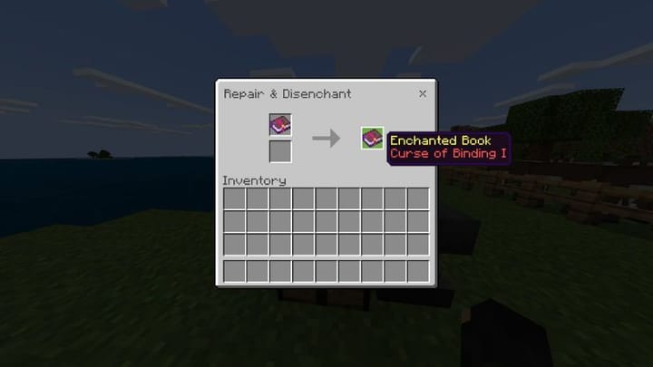 How to Disenchant in Minecraft using Grindstone