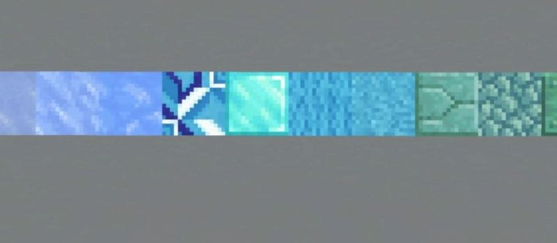 Minecraft Redditor creates a gradient of all blocks in 1.17