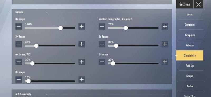 Best PUBG Mobile Lite sensitivity for quick reflexes and recoil control ...