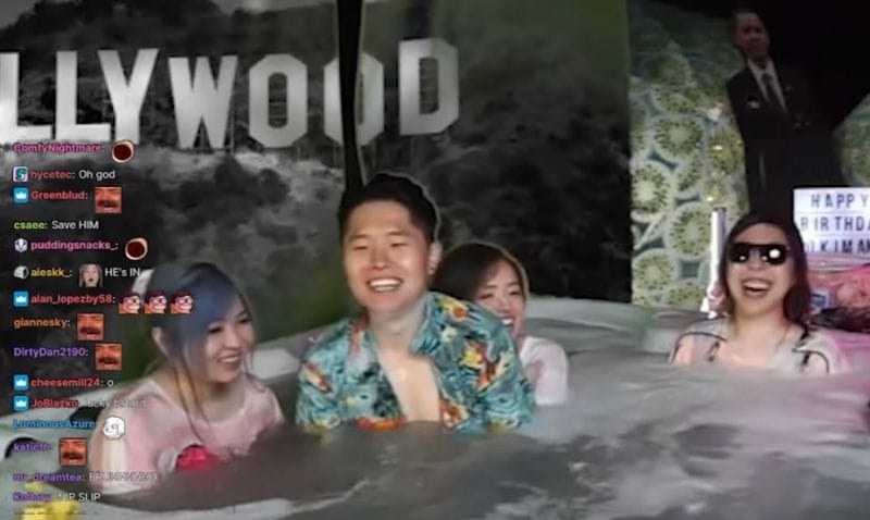 Pokimane asks Disguised Toast to sit on her lap during “hot-tub” stream