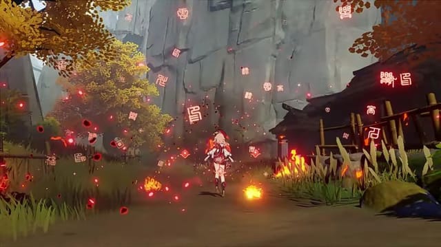 Best F2P build for Yanfei in Genshin Impact with Crimson Witch of ...