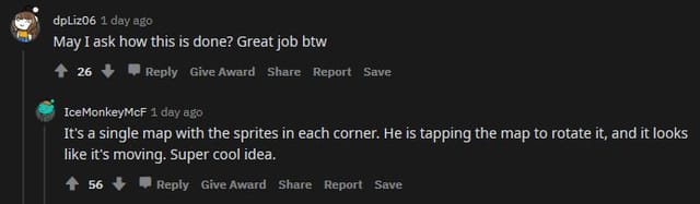 Minecraft Redditor creates an animated map art