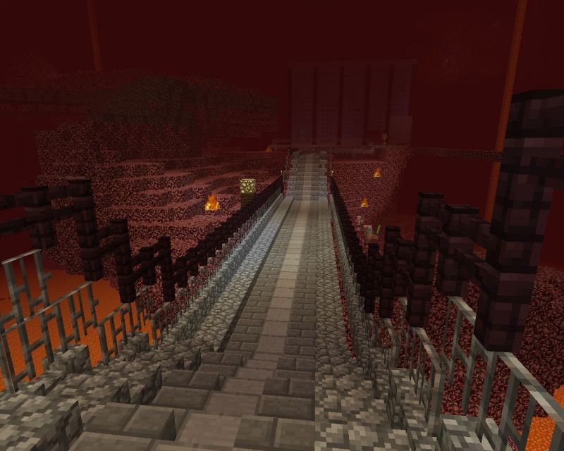 Minecraft how to easily travel in the Nether