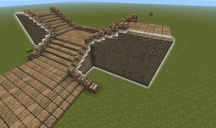 5 Different staircase ideas in Minecraft
