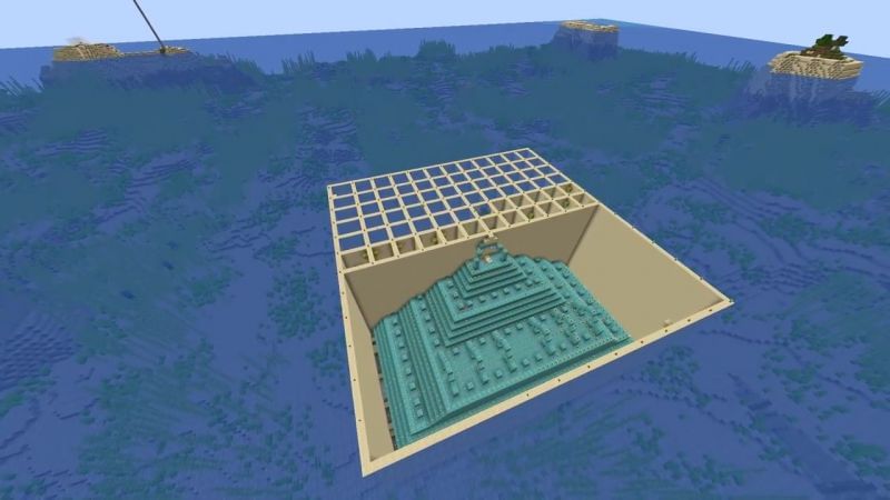 How to use sponges efficiently in Minecraft