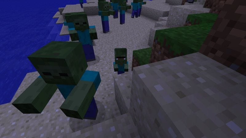 Zombie Villager in Minecraft- Spawning, Behavior, Drops & More