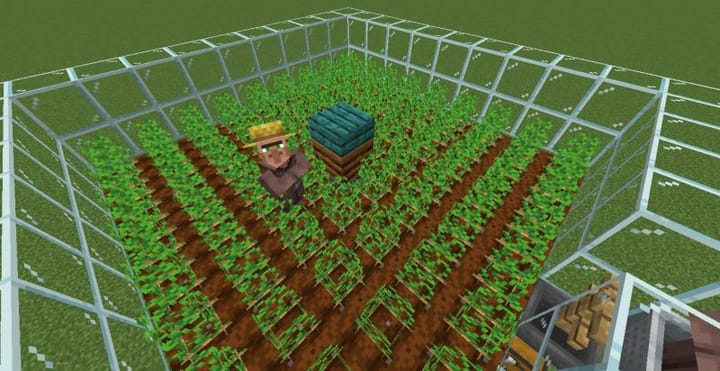 How to build an automatic potato farm in Minecraft