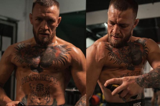 "Ready to run through a building" - Conor McGregor shows off ripped ...